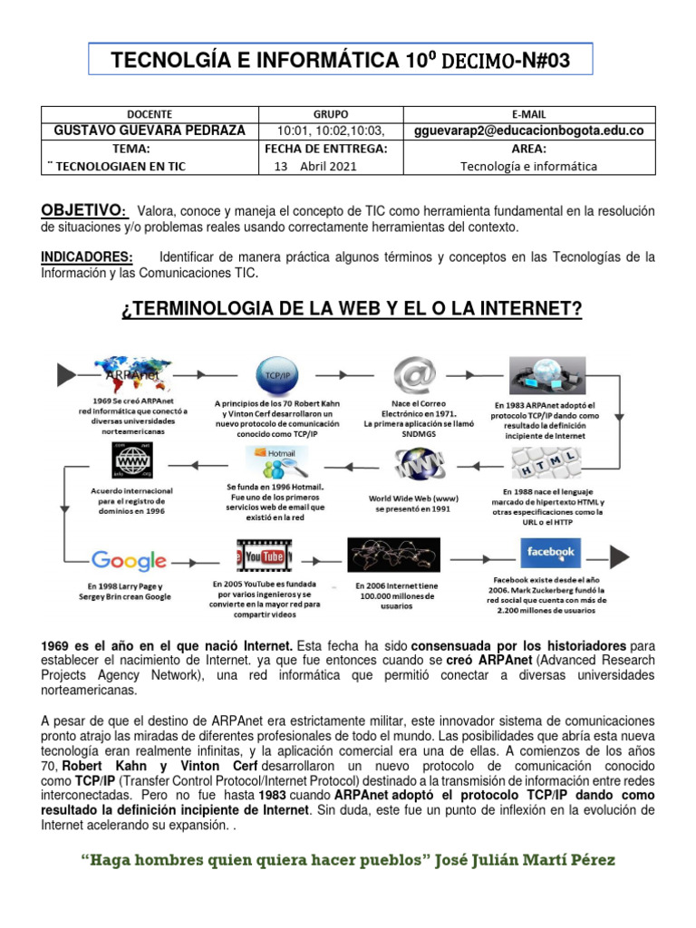 A10 Tecnoeinformatica 03 | PDF | Red mundial | Internet y web