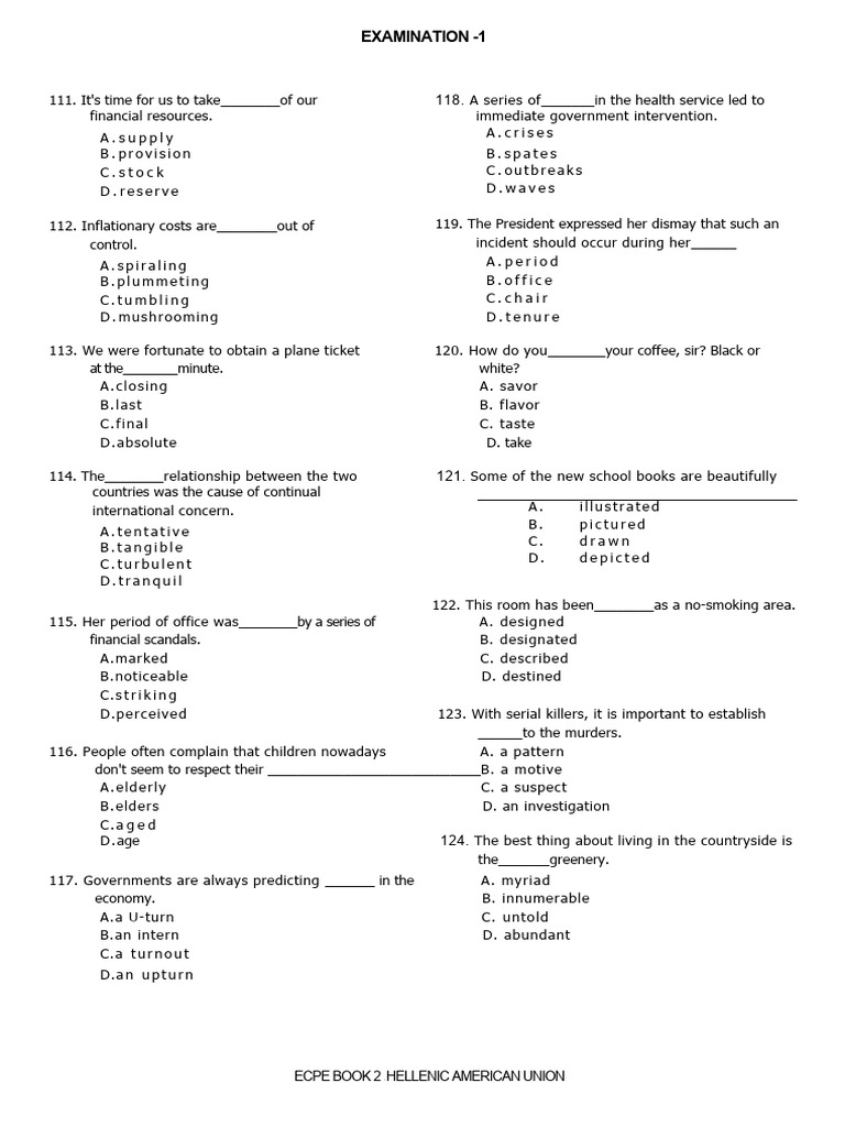 (Tailieudieuky - Com) New Practice Tests For The Michigan ECPE Book 2 ...