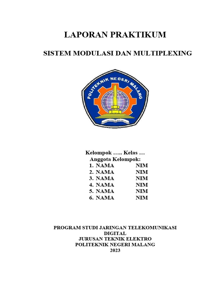 Template Laporan Praktikum | PDF