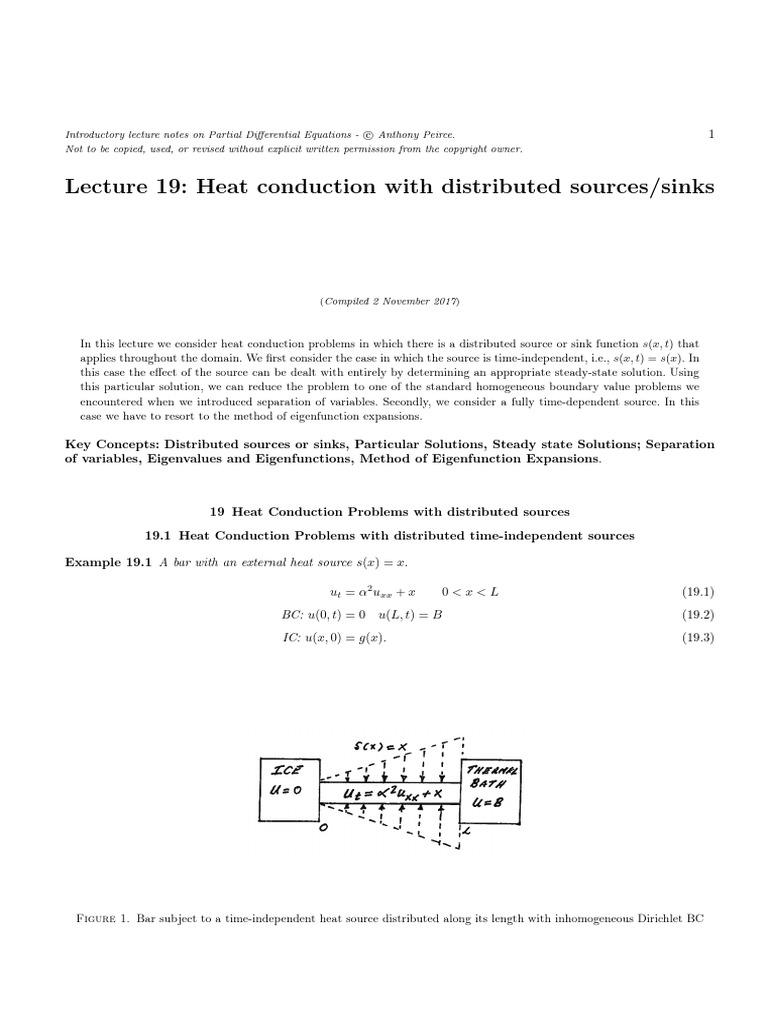 Peirce Heat conduction with distributed sources | PDF | Partial Differential Equation ...