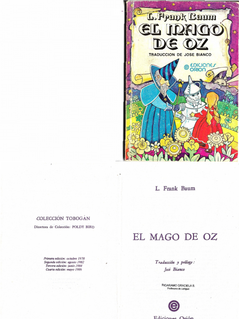 El Mago de Oz - L. Frank Baum | PDF