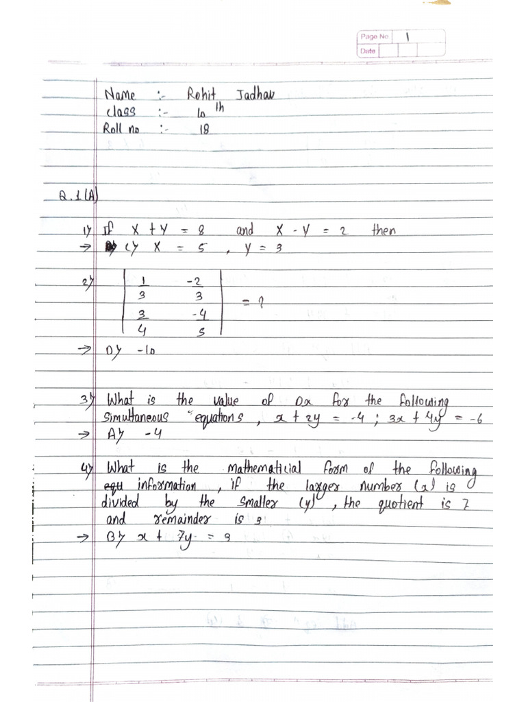 Rohit Mangilal Jadhav - Math | PDF Rohit Mangilal Jadhav - Math | PDF