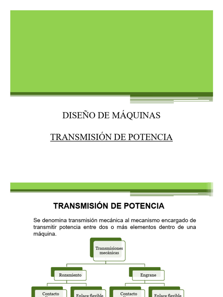 TRANSMISION DE POTENCIA-POLEAS-CADENAS | PDF | Cinturón (mecánico ...