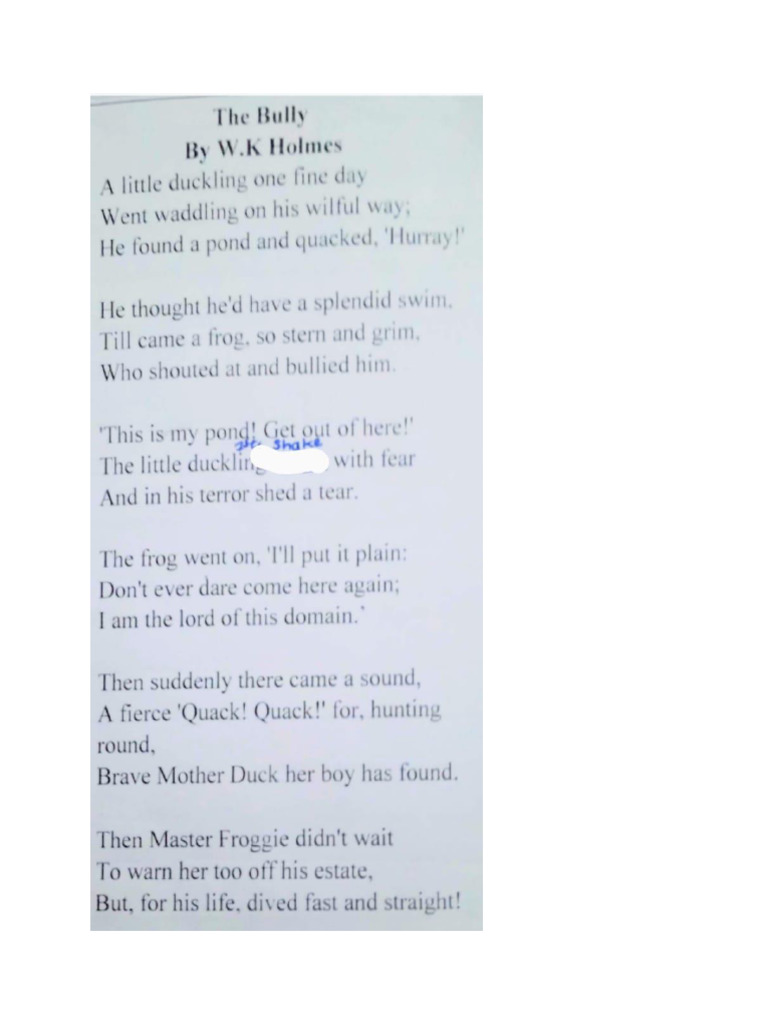 Poem Bully | PDF