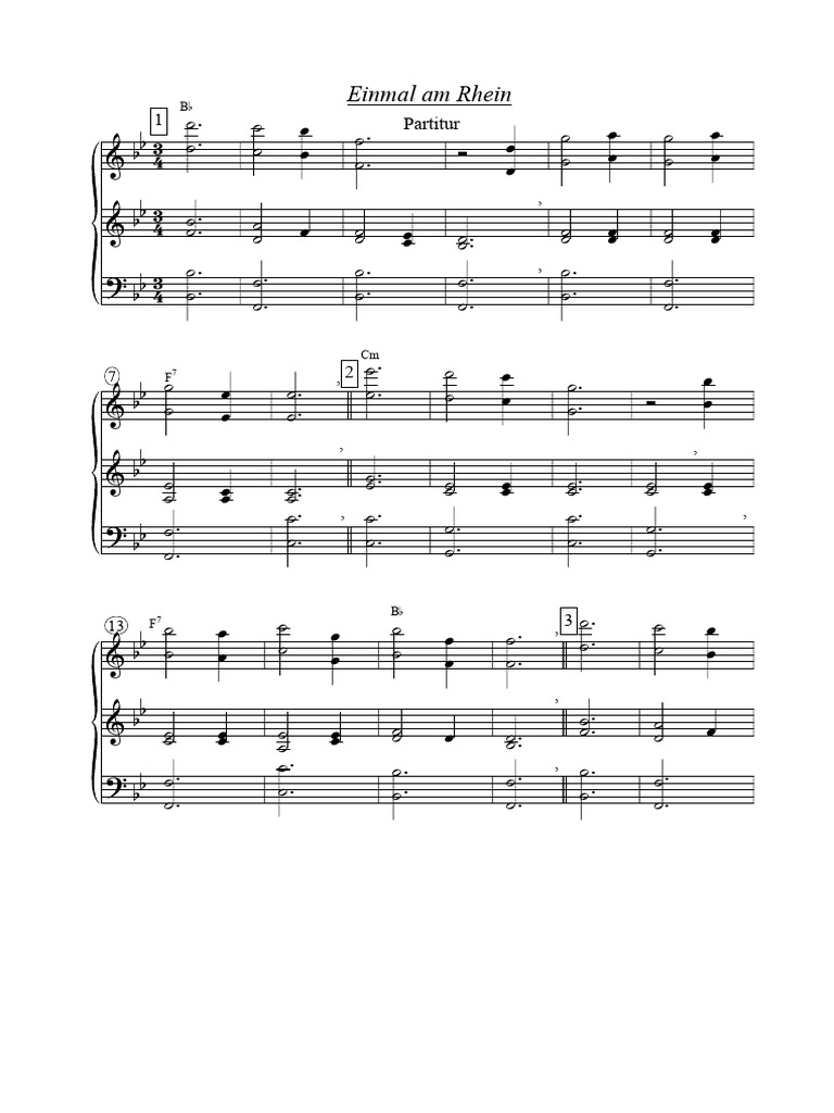 Einmal Am Rhein | PDF