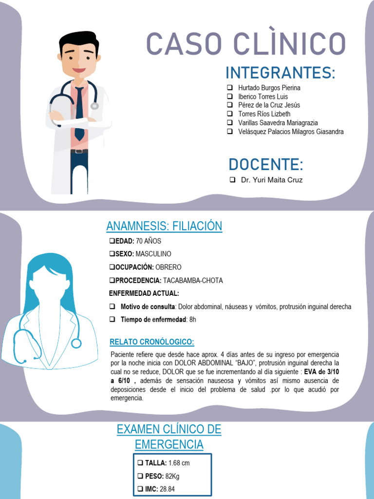 Caso Clìnico 1 (2) | PDF | Examen físico | Causas de la muerte