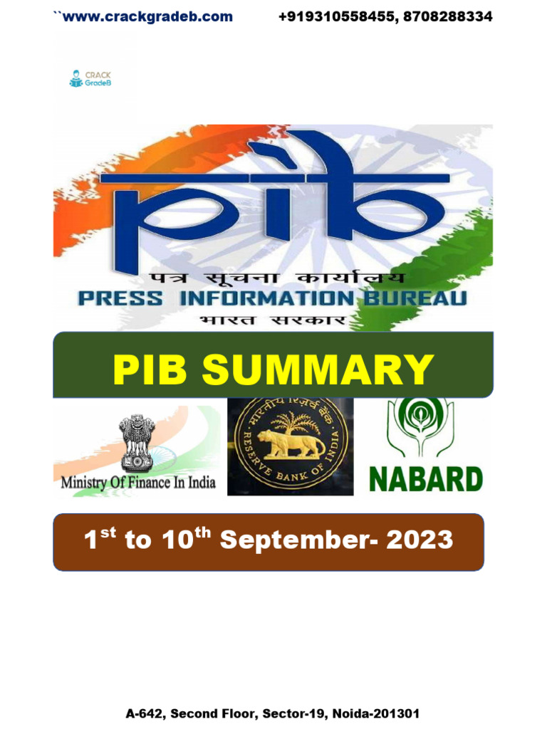 PIB 1-10 September Final Lyst2282 | PDF | Economies