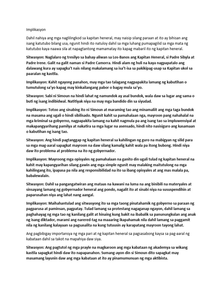 Kabanata 11 El Fili | PDF