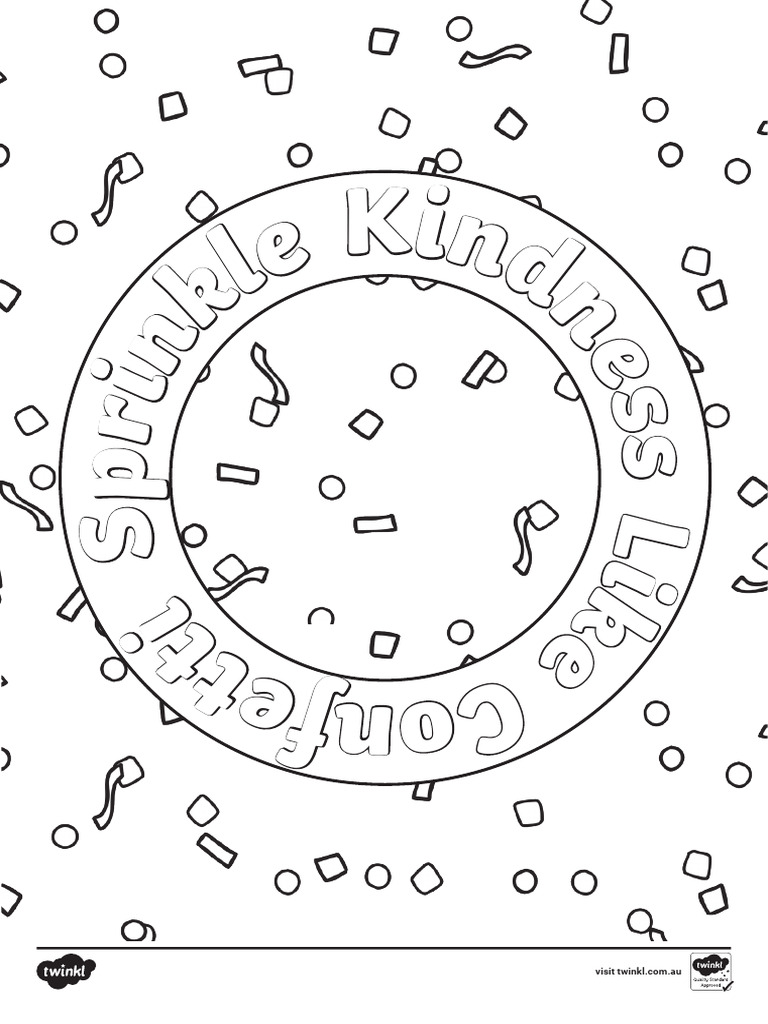 Sprinkle Kindness Like Confetti | PDF