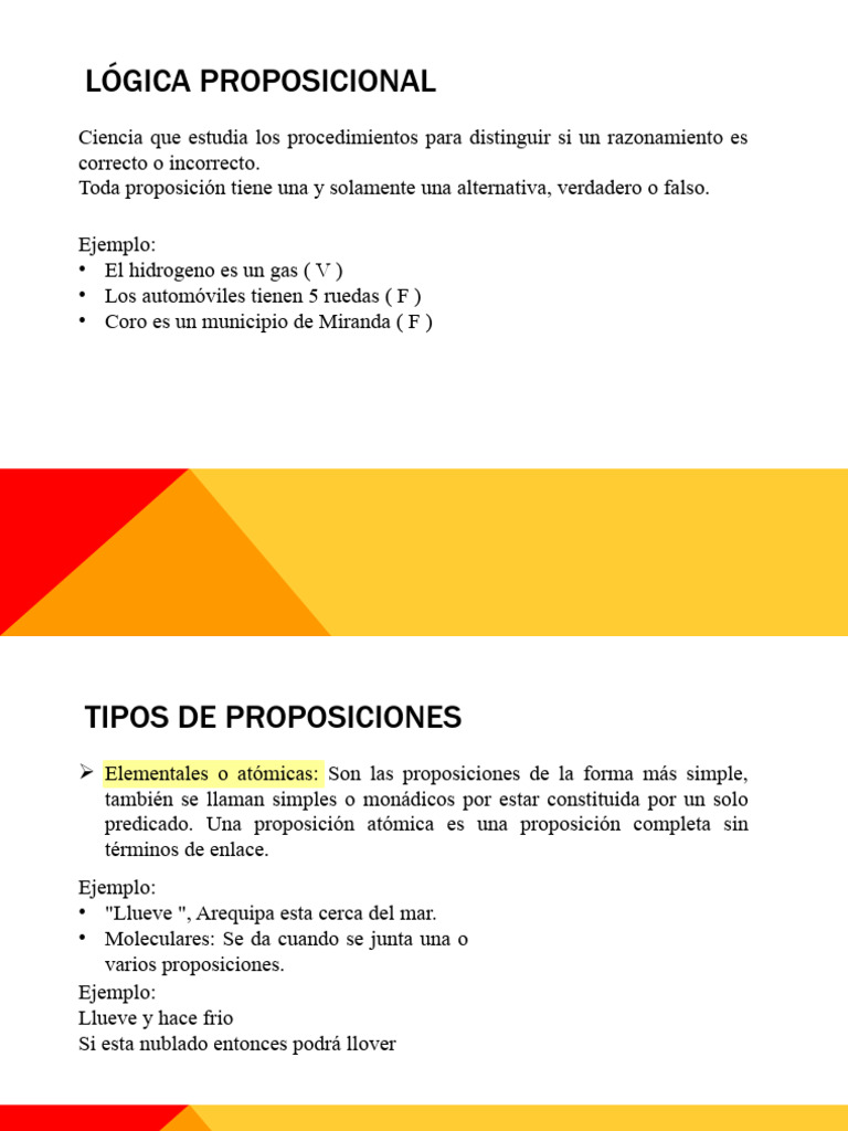 Lógica PROPOSICIONAL | PDF | Proposición | Expresiones lógicas