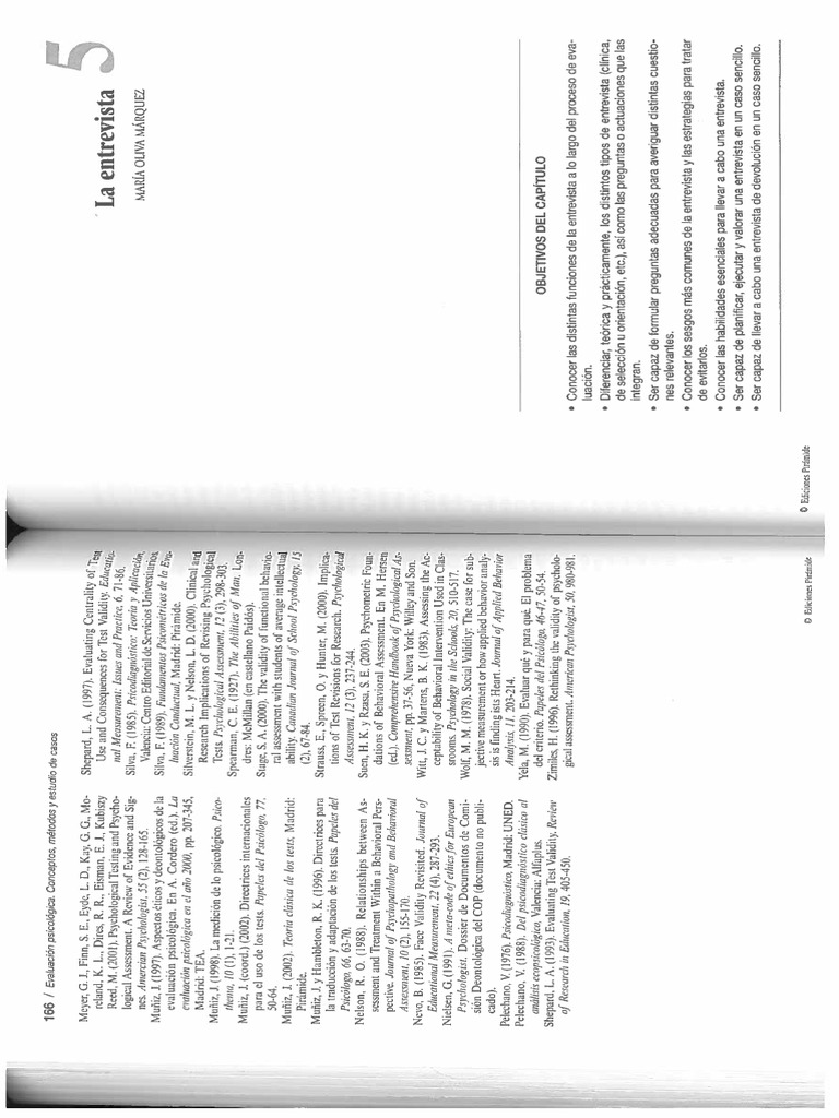 CAP 5-La Entrevista - Rocío Fernández Ballesteros | PDF