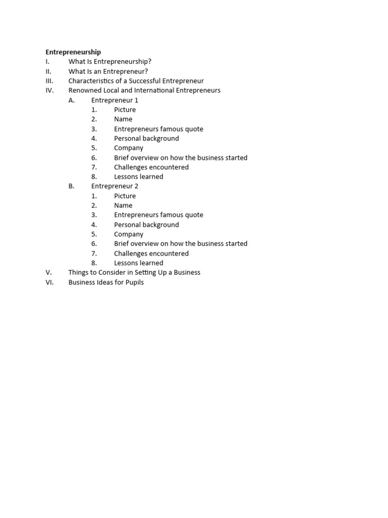 Activity 6.1 Enter Outline | PDF