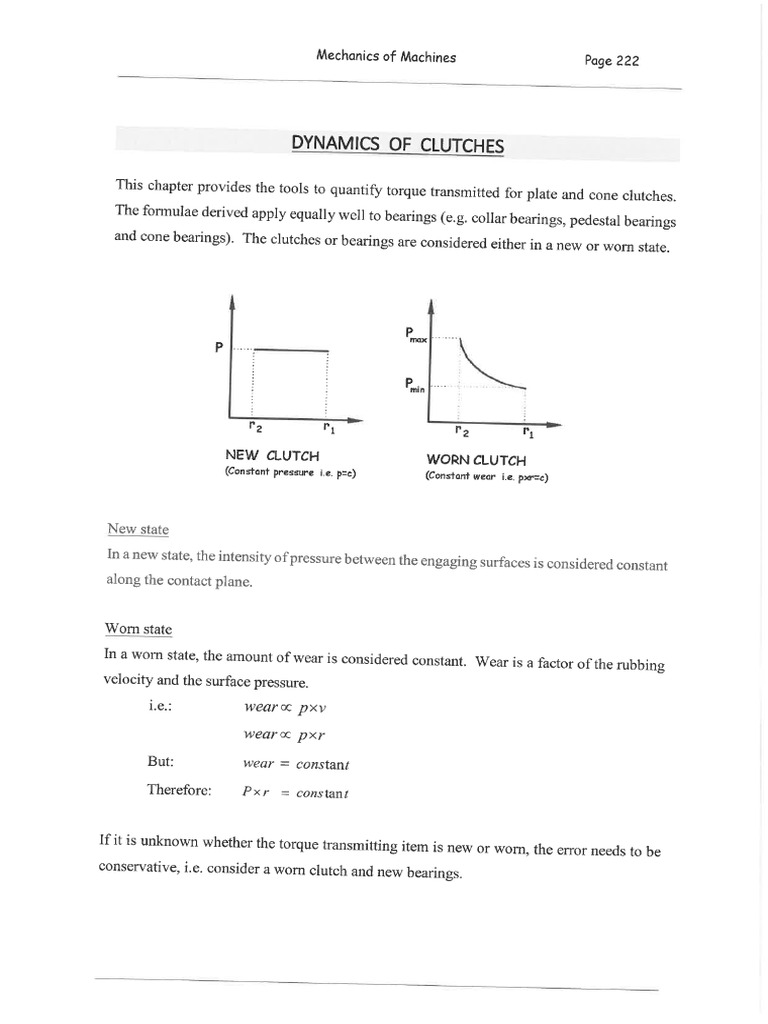 Clutch Dynamics | PDF