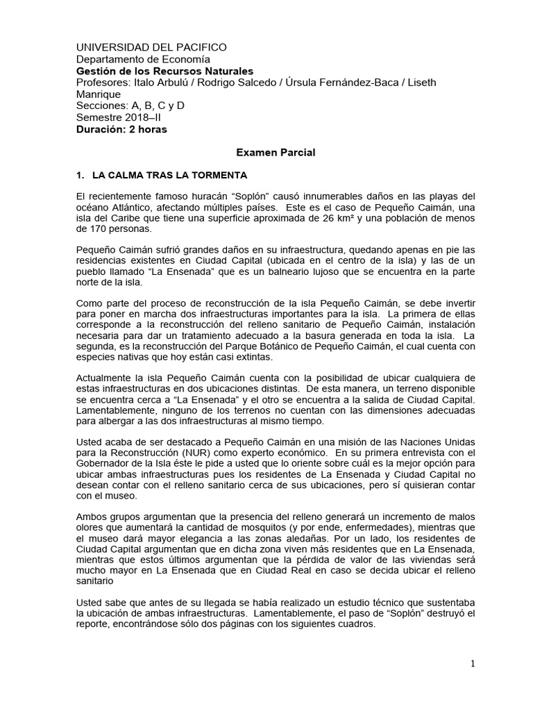 EP 2018 II v4 - Solucionario (1) (3) - UP | PDF