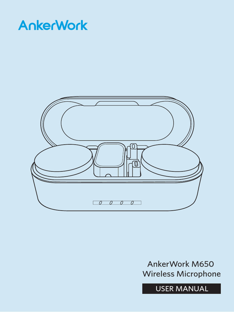 AnkerWork M650 Wireless Microphone A3320 Manual | PDF