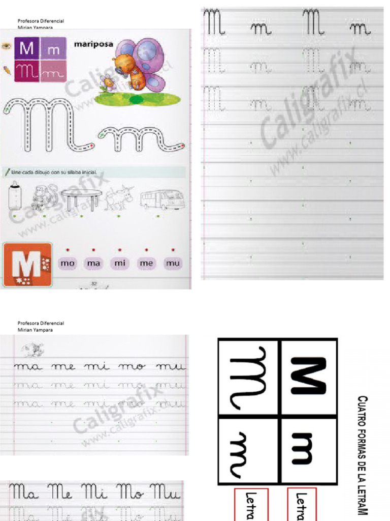 Actividades Con La Letra M Pdf