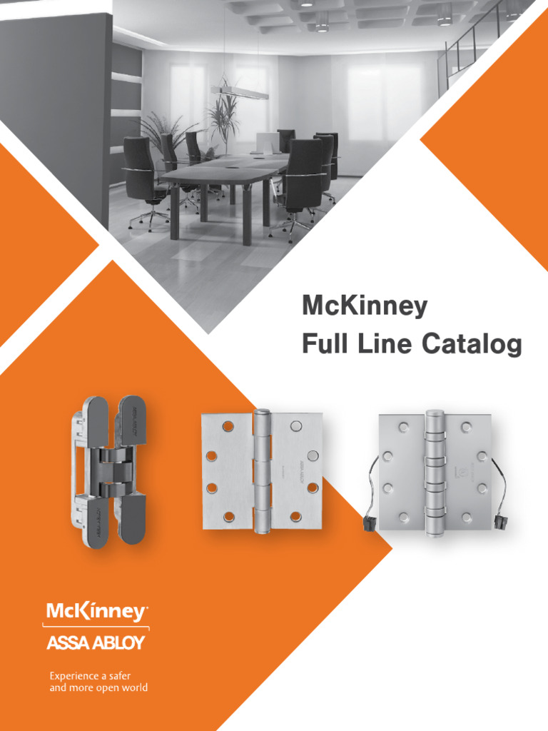 McKinney Full Line Catalog | PDF | Bearing (Mechanical) | Door