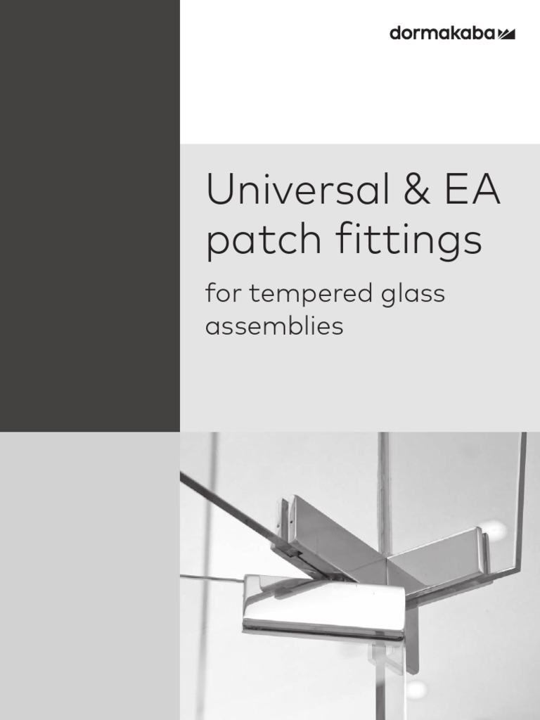 Dormakaba Universal Patch Fittings Guide | PDF | Door | Electrical ...