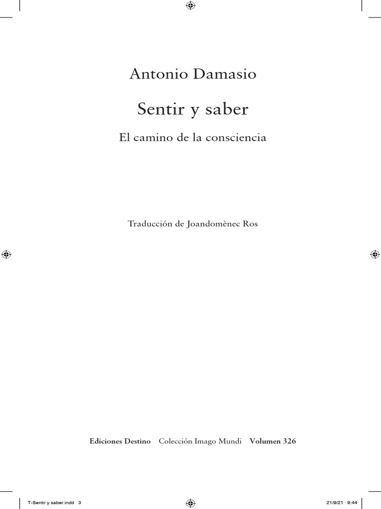 1 Sentir y Saber Cap1 | PDF | Virus | Mente