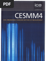 CESMM4 Civil Engineering Standard Method of Measurements | PDF