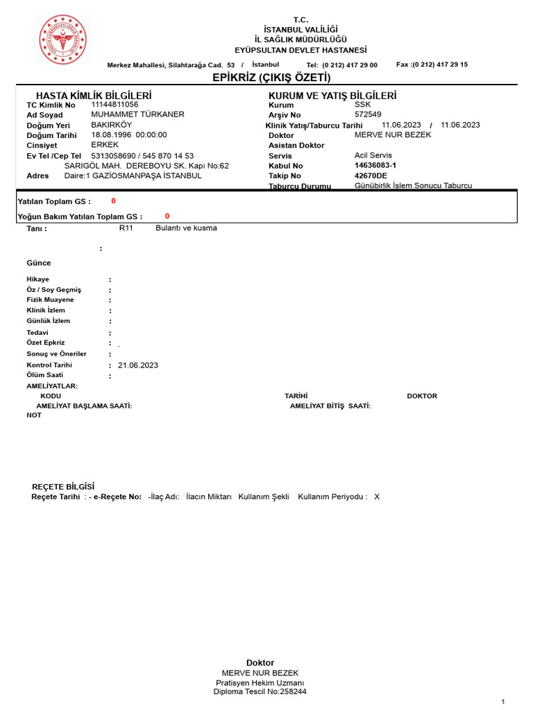 Epikriz PDF | PDF