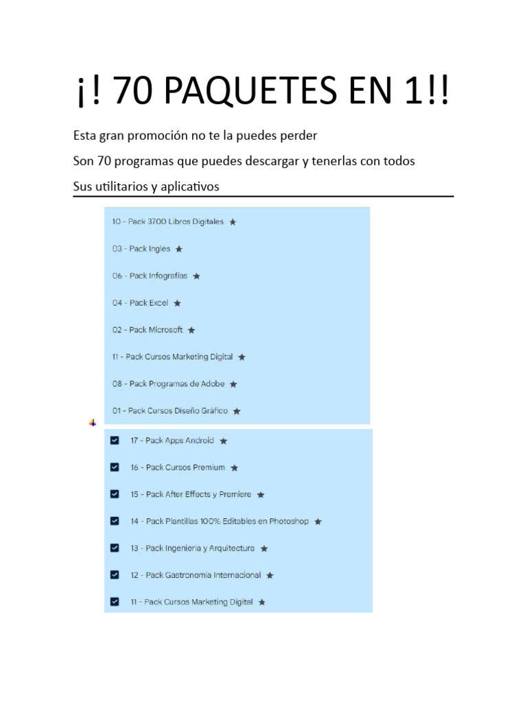 programas venta | PDF