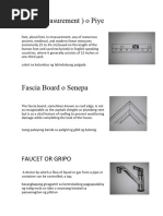 Filipino Terms Used in Construction | PDF | Truss | Framing (Construction)