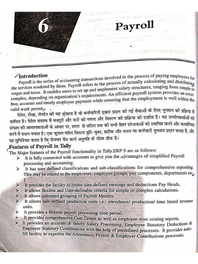 Payroll Computer Pdf 