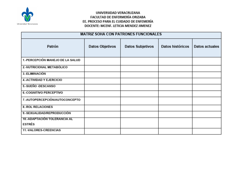 Actividad Matriz SOHA[7282] | PDF