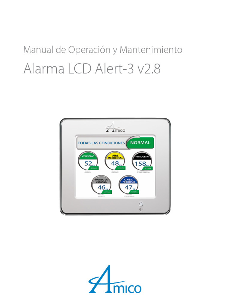 Amico Acp Alert 3 LCD Alarm Manual Es | PDF | Relé | Pantalla de ...
