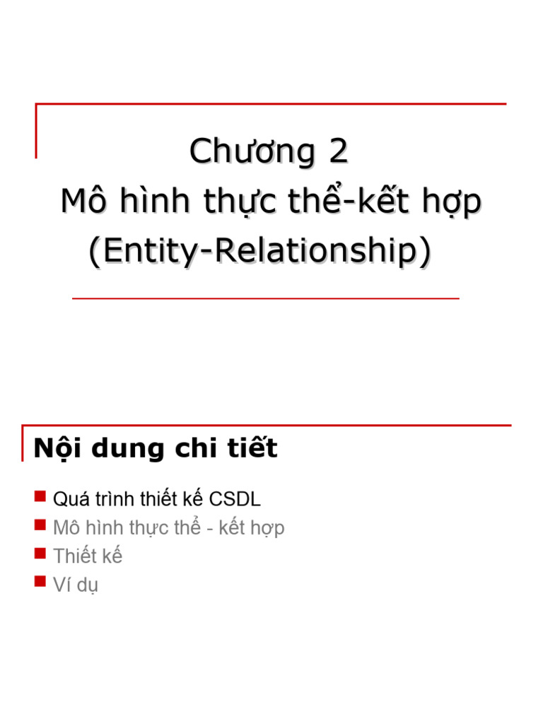 Chap02 - Mo Hinh Thuc The Ket Hop | PDF
