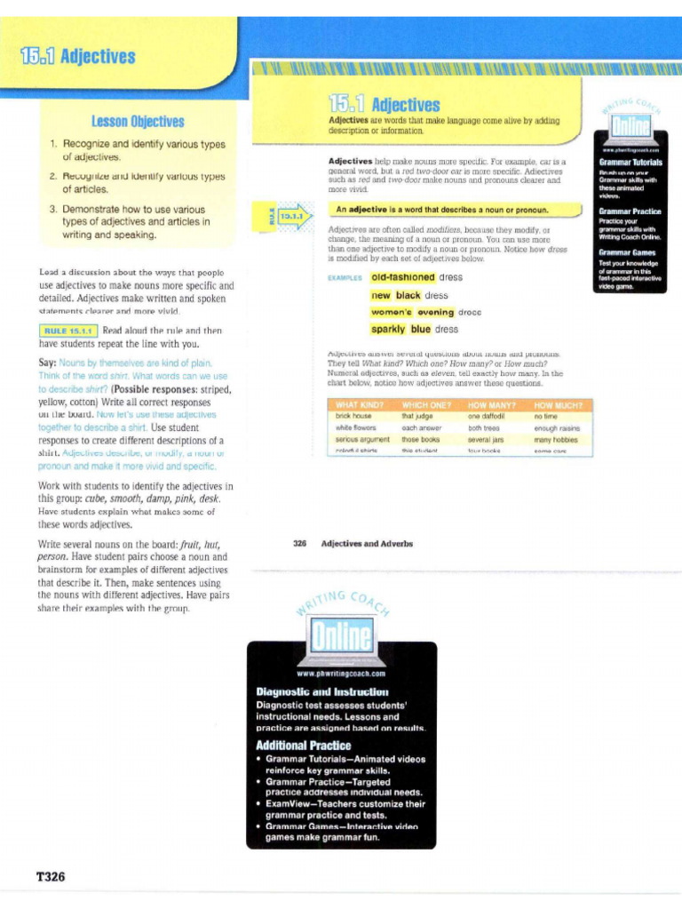 Adjectives & Adverbs | PDF