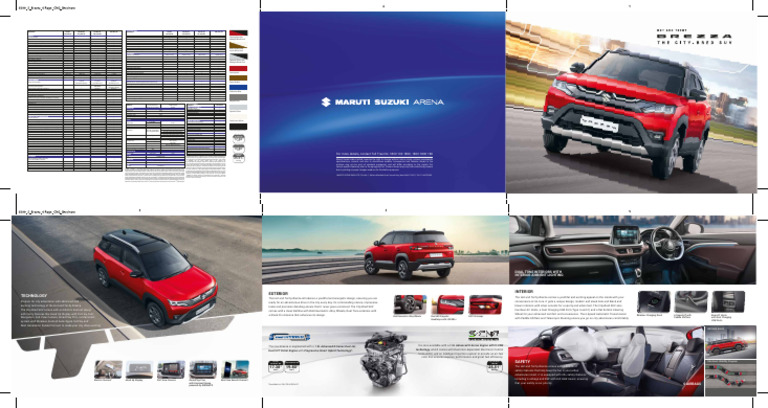 Brezza Brochure | PDF | Car | Seat Belt