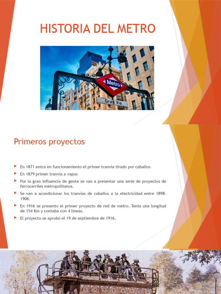 Metro | PDF | Tranvía | Tránsito rápido