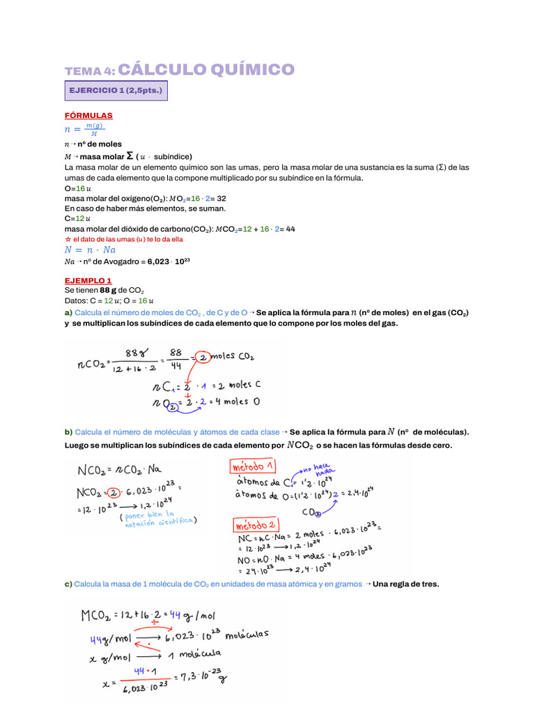 Qui Par (T4) | PDF | Mole (Unidad) | Gases