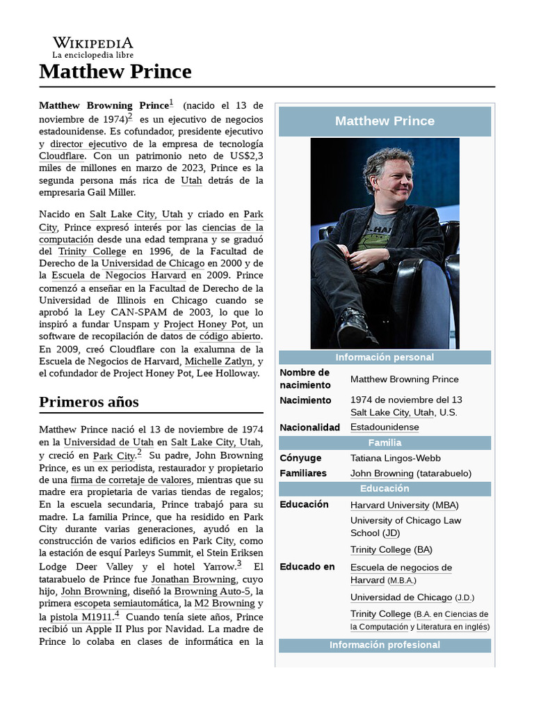 Matthew Prince | PDF