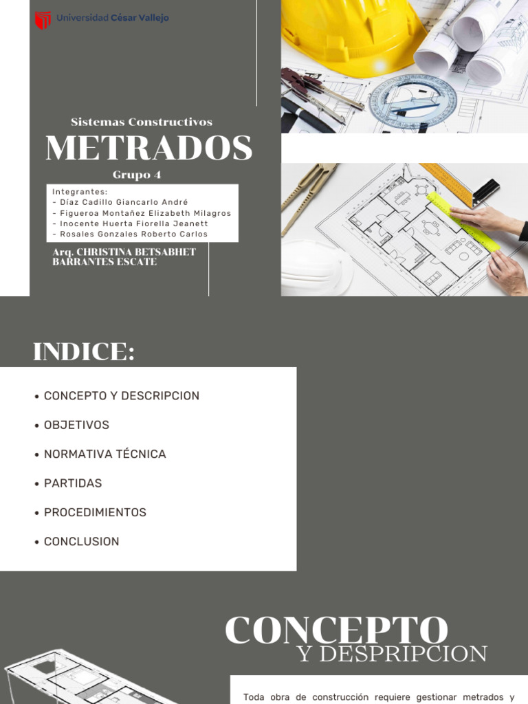 Exposición 2 - Metrados | PDF