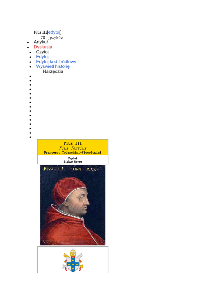Pius III | PDF