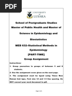 IHP 340 Module Six Worksheet | PDF | P Value | Student's T Test