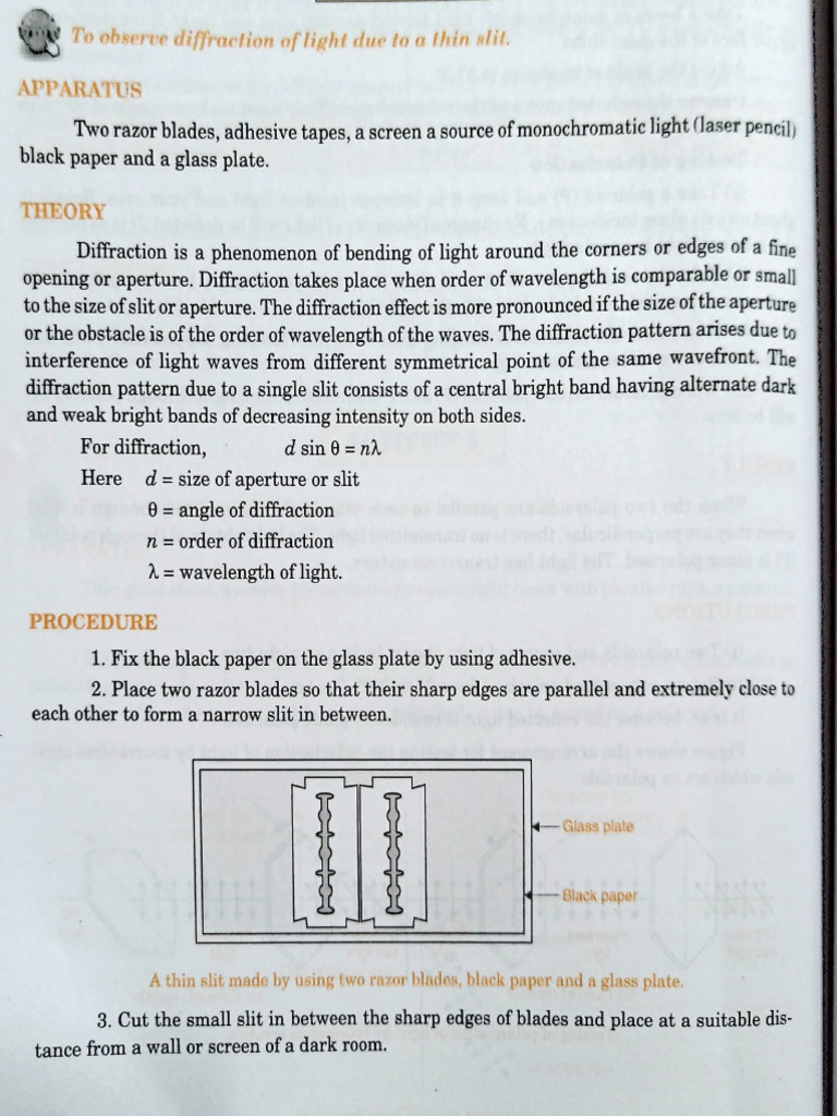 Activity 5-1 | PDF | Diffraction | Physical Sciences
