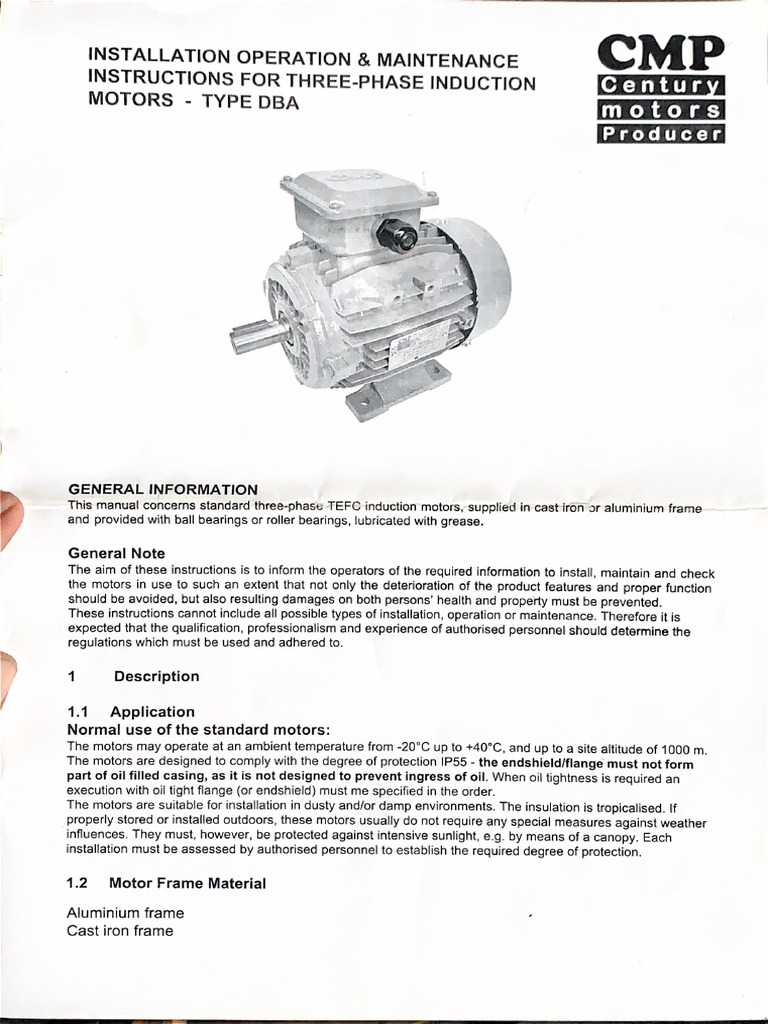 Motor Blower | PDF