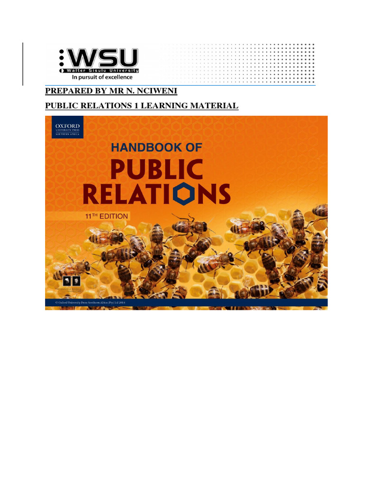 PR Material | Download Free PDF | Public Relations | Marketing