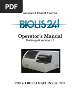miniiSED Operator's Manual (English) | PDF | Blood | Medical Specialties