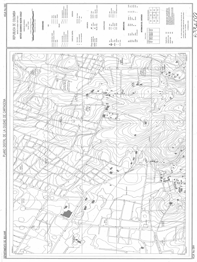 Plancha Igac Cartagena 1994 | PDF