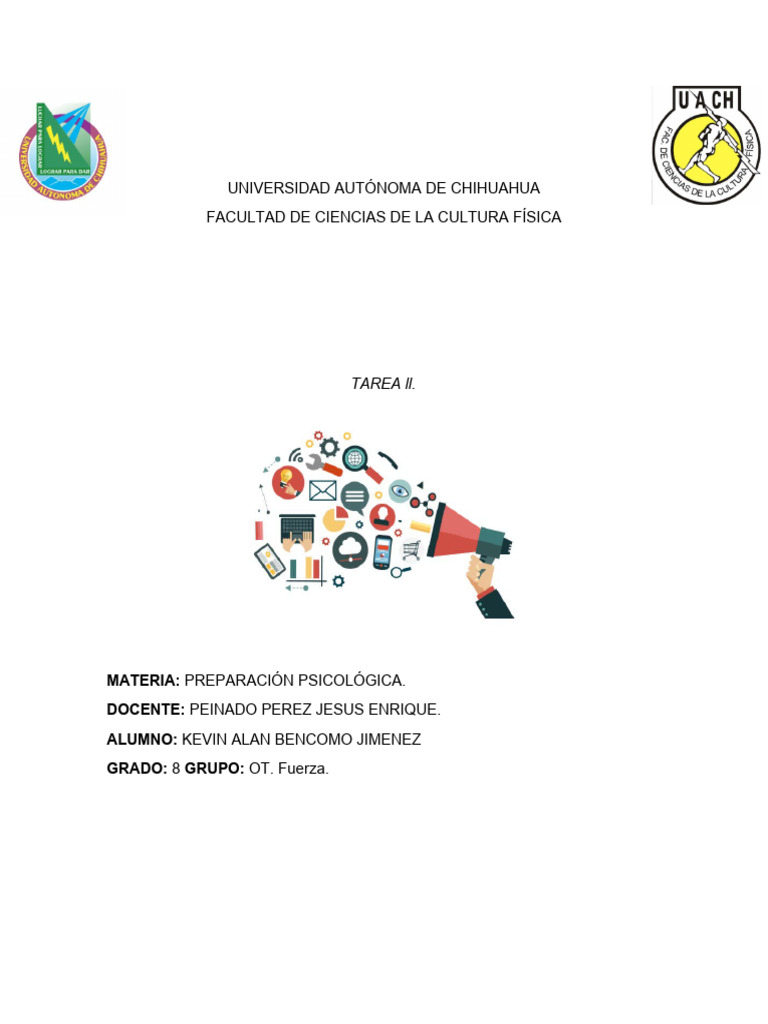 TAREA LL Preparacion Psicologica | PDF