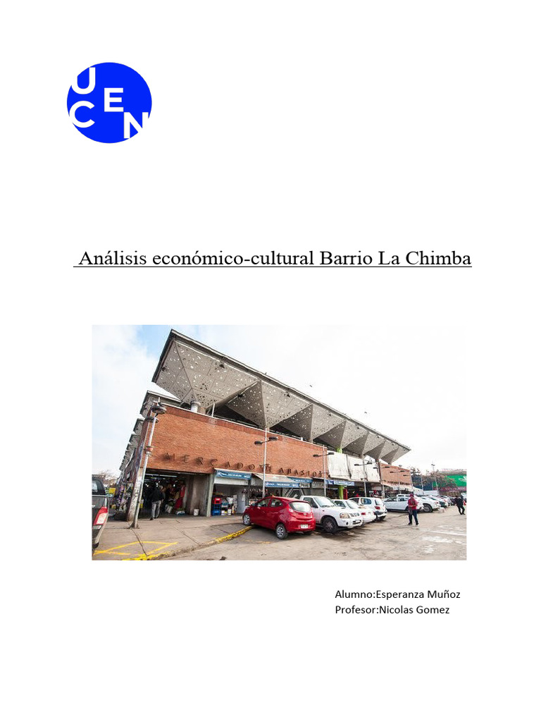 Trabajo Economia Barrio Chimba | PDF | Innovación | Capitalismo