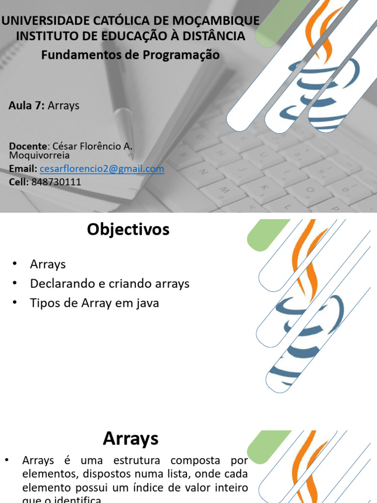 Fundamentos de Programação - Aula 7 | PDF