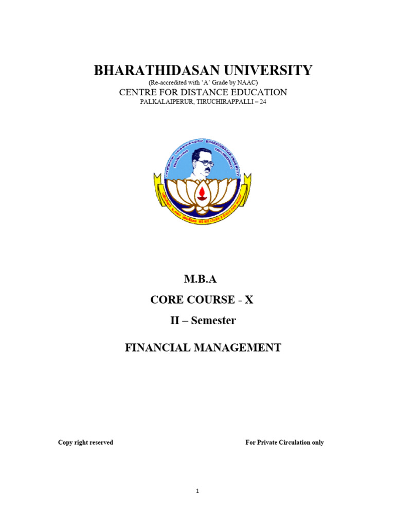 Financial Management Book | Download Free PDF | Time Value Of Money ...