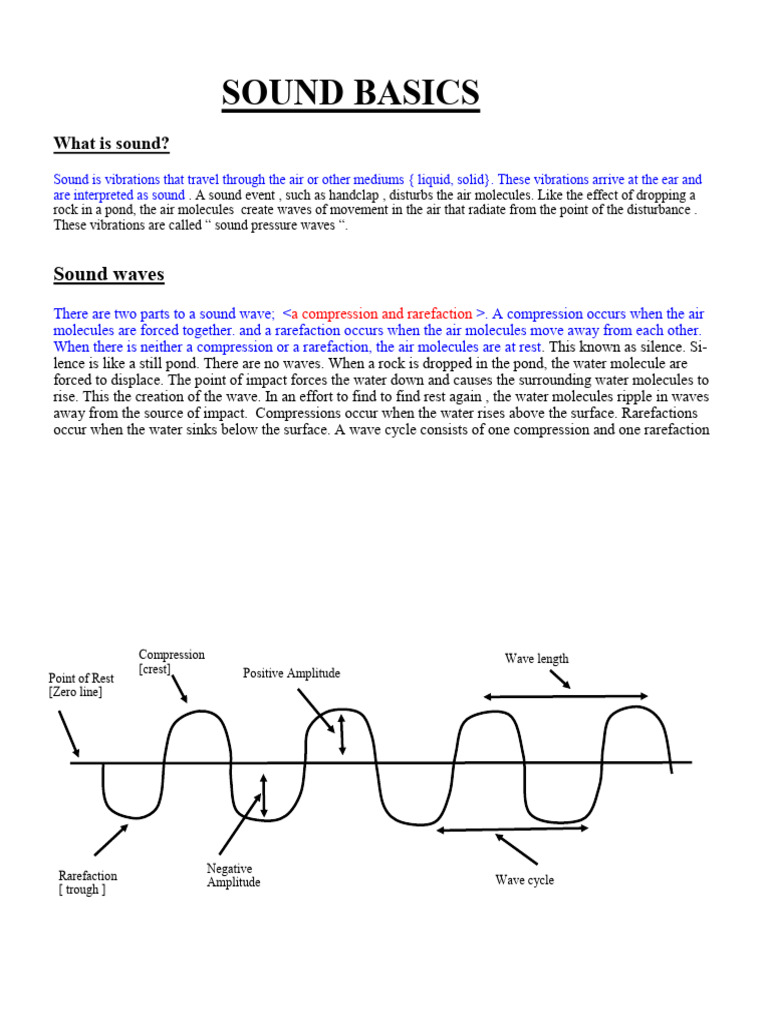 Sound Class-4 | PDF