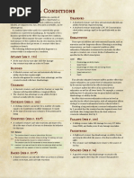 DND 5E - Condition Cards | PDF